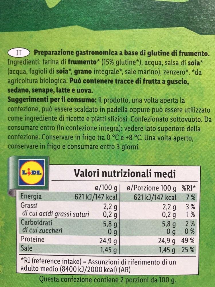 SEITAN BIO - VEMONDO – Recensioni Di Gusto